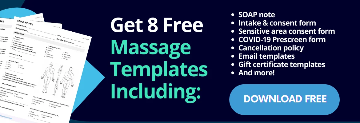 SOAP Note Template For Massage Therapists